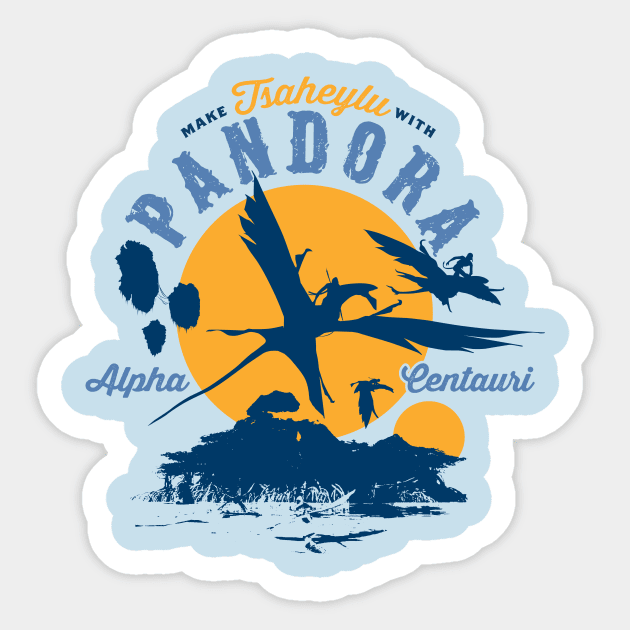 Pandora Avatar Sticker Teepublic